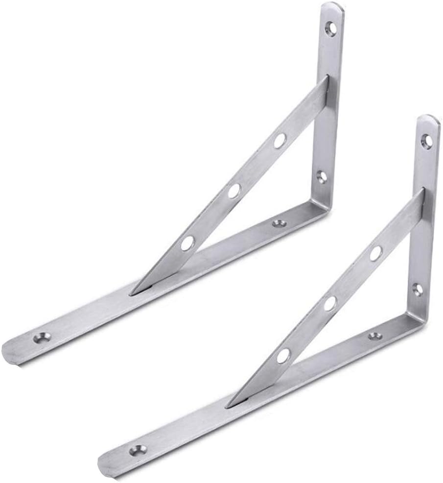 Amazon.com: Triangle bracket Stainless Steel Bracket Fixed Wall Bracket ...