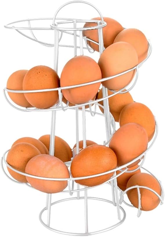 Amazon.com: Egg Spiral Dispenser, Modern Spiraling Egg Skelter Rack ...