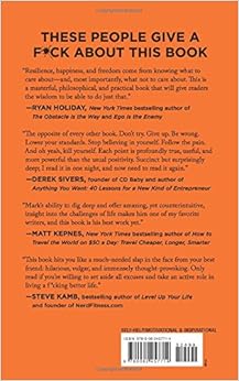 The Subtle Art of Not Giving a F*ck: A Counterintuitive Approach to ...