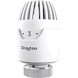 Drayton TRV4 Thermostatic Valve, Head Only, Chrome & White: Drayton ...