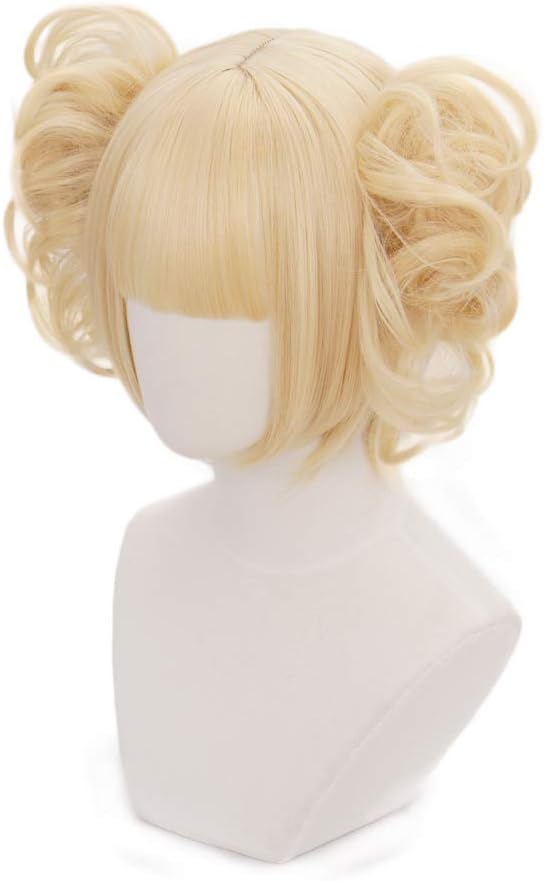 Yamia Anime Cosplay Wig for My Hero Academia Himiko Toga Synthetic Wig ...