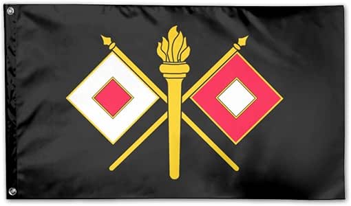 Amazon.com : US Army Signal Corps Logo Garden Flag 3 X 5 Flag For House ...