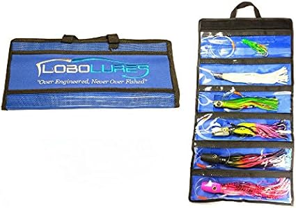 Amazon.com : Lobo Lures 6 Pocket Small (9.00″ x 3.75″) Big Game Marlin ...