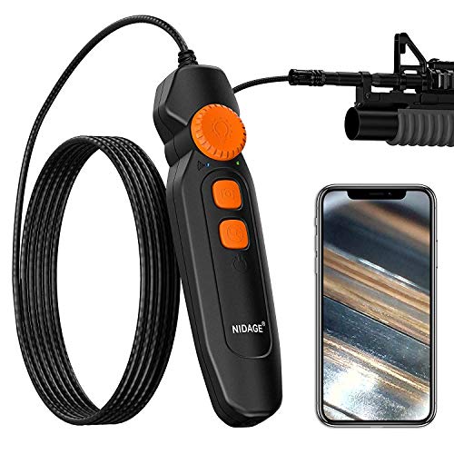 Wireless Rifle Borescope, 0.177inch Rifle Bore Scope NIDAGE Barrel Gun ...