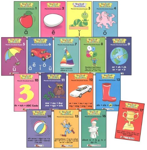 Sing, Spell, Read and Write Book Set of 17 (Phonetic Storybook Reader ...