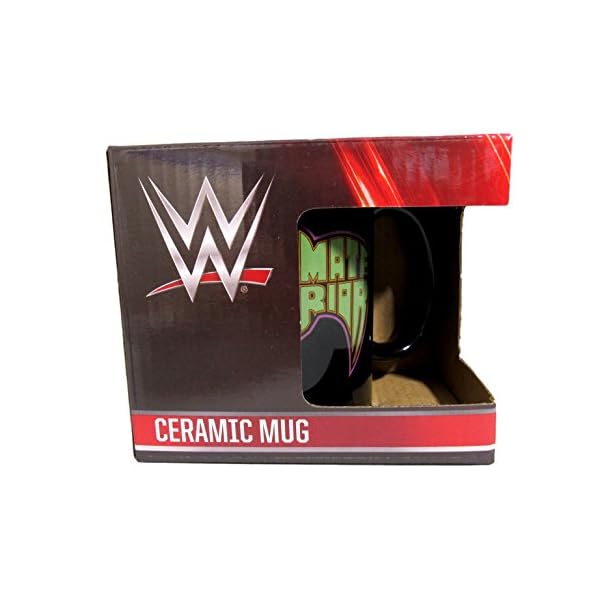 WWE Coffee & Tea Ceramic Mug Ultimate Warrior Face Paint Mask Wrestling ...