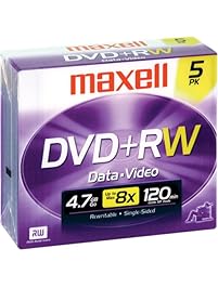 DVD+RW Discs | Amazon.com