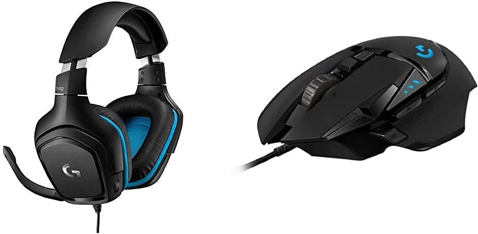Amazon.com: Logitech G432 DTS:X 7.1 Surround Sound Wired PC Gaming ...