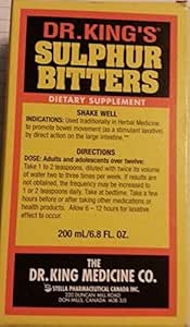 Amazon.com: DR.KING'S Sulphur Bitters Dietary Supplement 200ml by DR ...