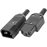Amazon.com: JSADZKJ IEC C13 Power Plug Connector C13 Female Plug Rewirable Power Adapter ...