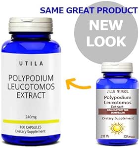 Amazon.com: Polypodium Leucotomos Extract Supplement, 240mg, 100 Cap ...