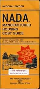 NADA Manufactured Housing Cost Guide 40 Years of Values 1968 - 2007 ...