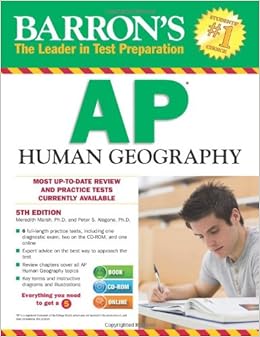 Barron's AP Human Geography with CD-ROM, 5th Edition: Marsh Ph.D ...