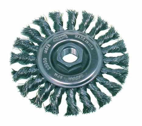 Osborn 26376 High Speed Small Grinder Standard Twist Knot Wire Wheel ...