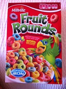 Amazon.com: Kids Cereal: Millville Fruits Rounds 12.2 Oz, pack of 2