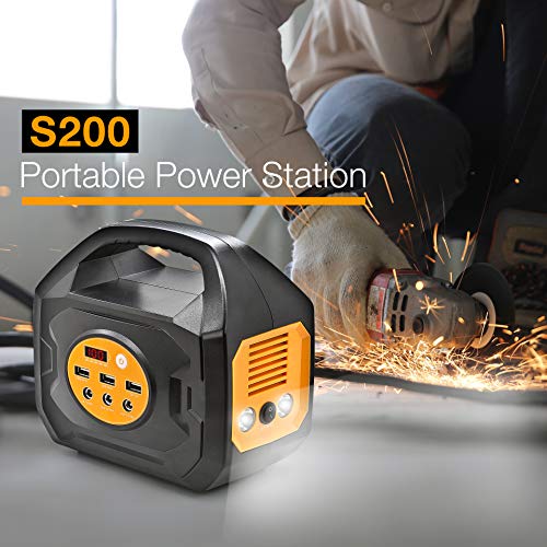 ExpertPower 200-Watt Portable Generator Rechargeable Lithium Power ...