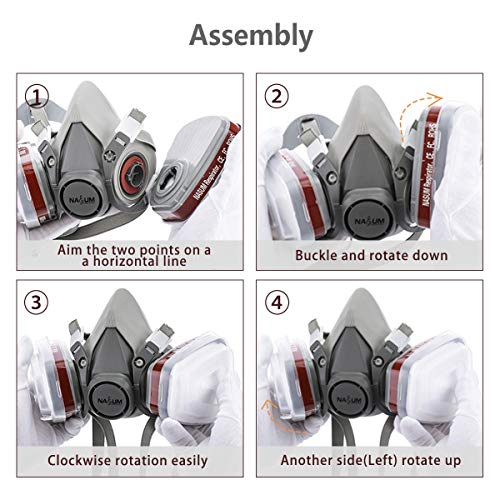 NASUM Replaceable Carbon Filters Protective Mouth, Filter Accessories ...