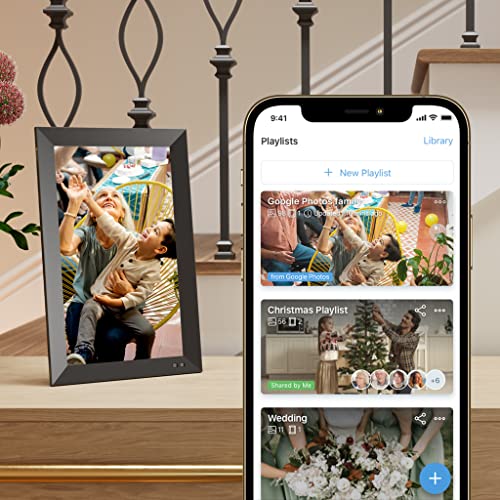 nixplay Smart Digital Picture Frame 15.6 Inch, Share Video Clips and ...