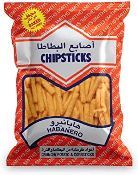 SMITHS | Chipsticks | Habanero Flavor | Maize and Potato Flavored ...