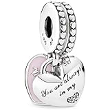 Amazon.com: Pandora Flourishing Hearts Silver Dangle Charm 797140: Jewelry
