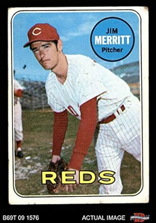 Amazon.com: 1969 Topps # 661 Jim Merritt Cincinnati Reds (Baseball Card ...