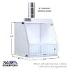 24” Wide Ducted Fume Hood, Exhaust Hood for Laboratory Fume Control ...