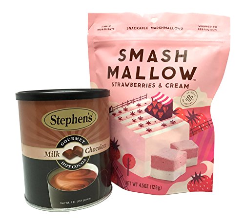 Stephens Gourmet Hot Cocoa Milk Chocolate Flavor 1lb Canister Smash ...