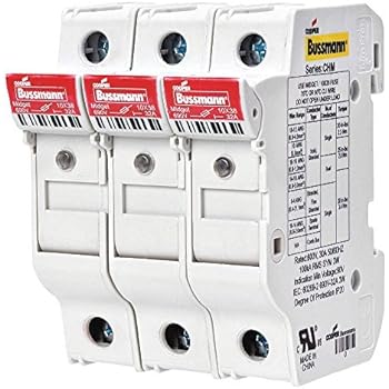 Cooper Bussmann CHCC3DIU 10X38 MFH Class CC-Indicator Fuse, 3P, 30 Amp ...