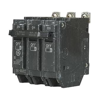 GE THQB32090 Bolt-On Mount Type THQB Miniature Circuit Breaker 3-Pole ...