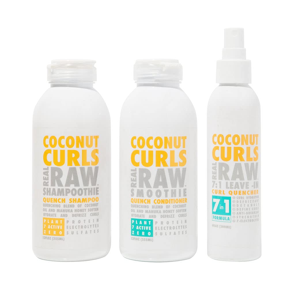 Mua Real Raw Coconut Curls Shampoo, Conditioner & Leave In Treatment ...