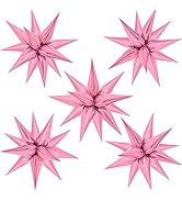 Amazon.com: 60 Pcs Silver Mylar Starburst Balloons, Explosion Star Foil ...