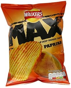 Walkers Max Paprika 50 g (Pack of 32): Amazon.co.uk: Grocery