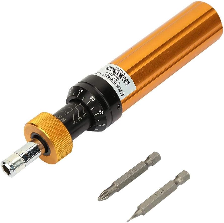 Preset Torque Screwdriver, Alloy Steel Preset Type 1-6N.m Adjustable ...