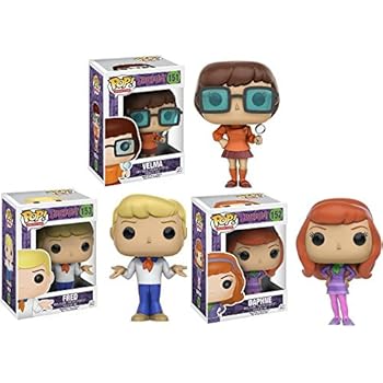 Amazon.com: Pop!: Scooby Doo Fred, Daphne, Velma, Shaggy, and Scooby ...