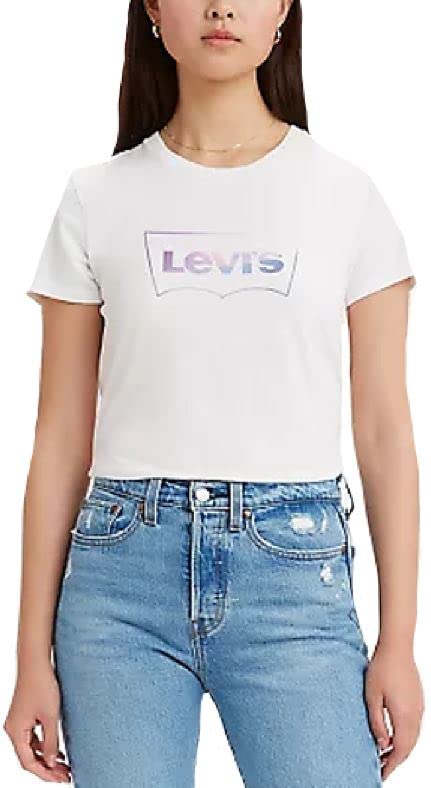 White Women's Levi's Short Sleeve T-shirt 322230457 for sale online | eBay