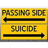 Amazon.com: American Vinyl Set of 2: Passing Side and Suicide Stickers ...