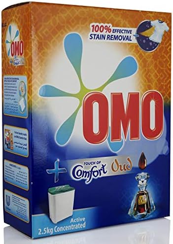Omo Active Semi-Automatic Laundry Detergent Powder With Comfort Oud, 2 ...