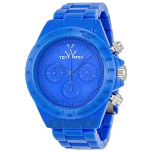 Amazon.com: Toy Watch Monochrome Chronograph Light Blue Dial Unisex ...