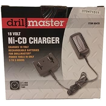 Drillmaster 18 volt NiCD Charger - - Amazon.com
