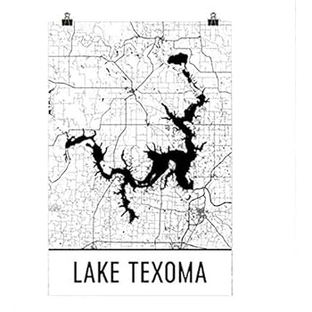 Amazon.com: Lake Texoma Texas, Lake Texoma Oklahoma, Oklahoma Art ...