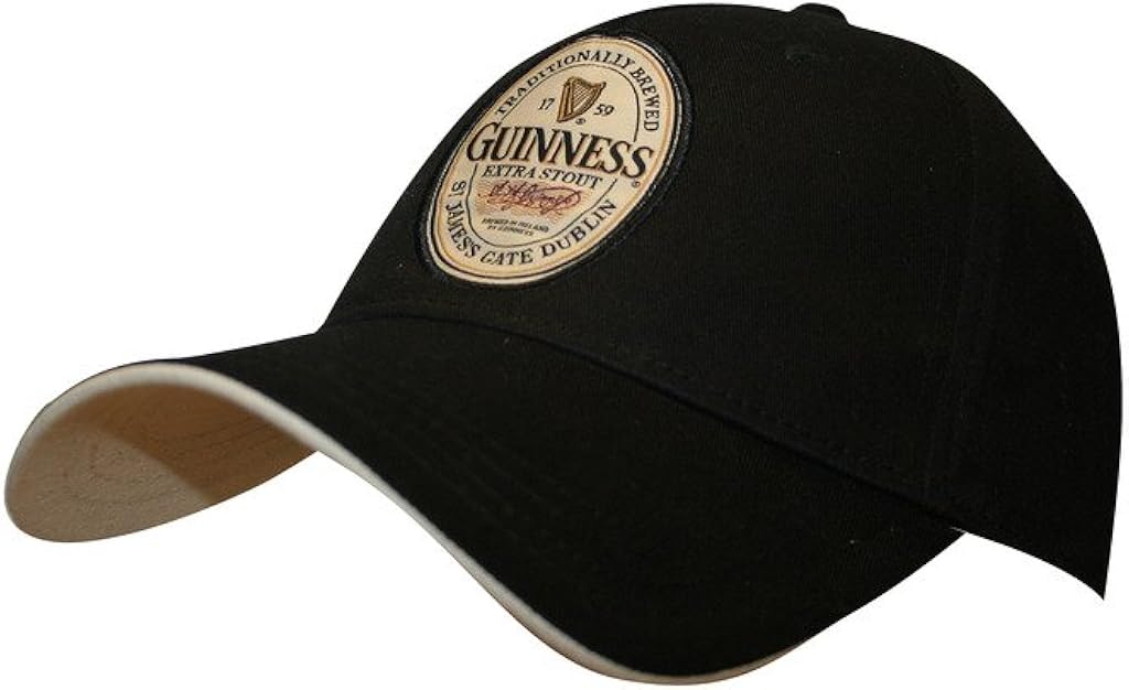 Amazon.com: Official Guinness Merchandise English Label Cap(Adjustable ...