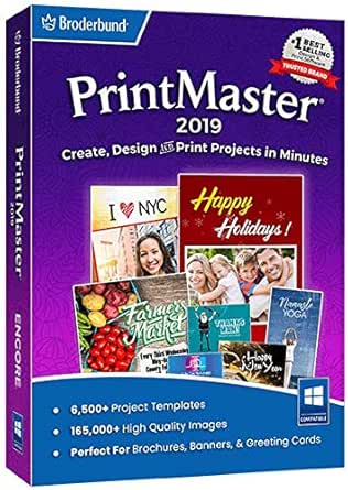 Amazon.com: Printmaster 2019 – Design Software for At Home Print ...