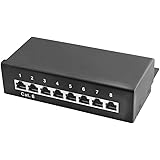 8fach DSL LAN Netzwerk Verteiler Panel zum Einbau, 8: Amazon.de: Elektronik