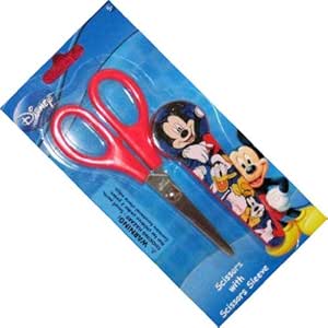 Amazon.com : Mickey Mouse Scissors with Scissors Sleeve : Early ...