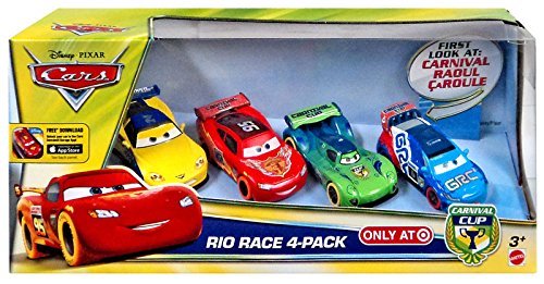 Disney Cars Carnival Cup Rio Race 4-Pack – BrickSeek