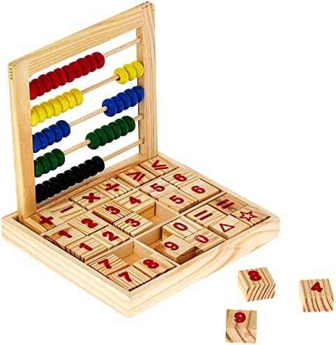 eWINNER Wooden Abacus for Kids with Study Blocks for Mathematical ...