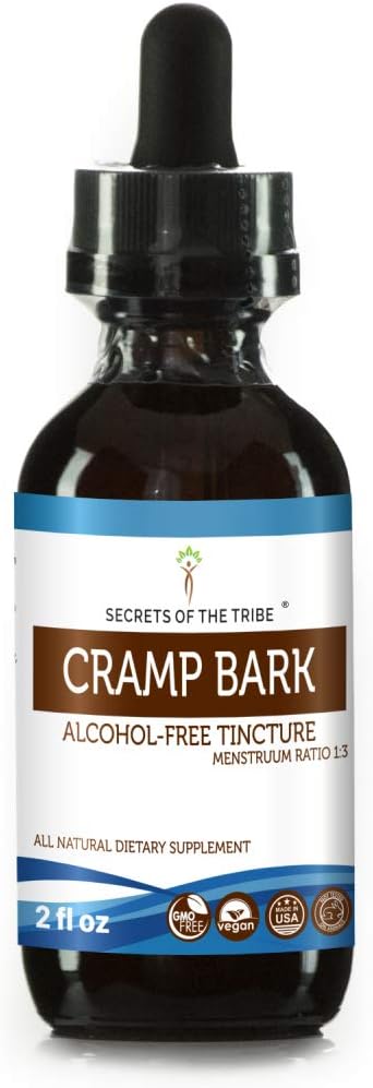 Amazon.com: Cramp Bark Tincture Alcohol-Free Extract, Organic Bark ...