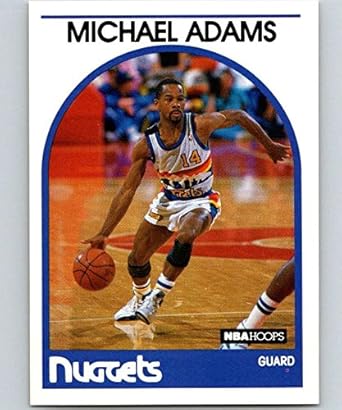 Amazon.com: 1989-90 Hoops Basketball #52 Michael Adams Denver Nuggets ...