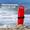 ASA TECHMED Lifeguard Buoy Essential Rescue Gear with 3-Hole Design and ...