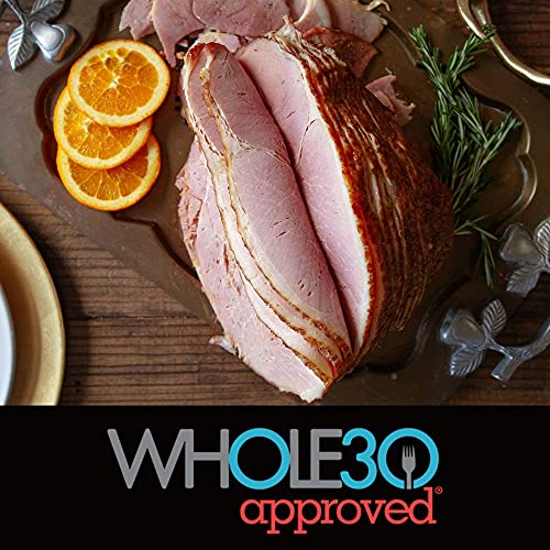 Pederson's Farms, Spiral Sliced Uncured Half Ham Boneless - Whole30, (4-5 lbs) Serves 8-10 ...
